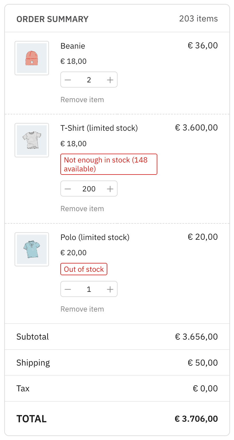 Edit cart on checkout page WooCommerce — Fluid Checkout