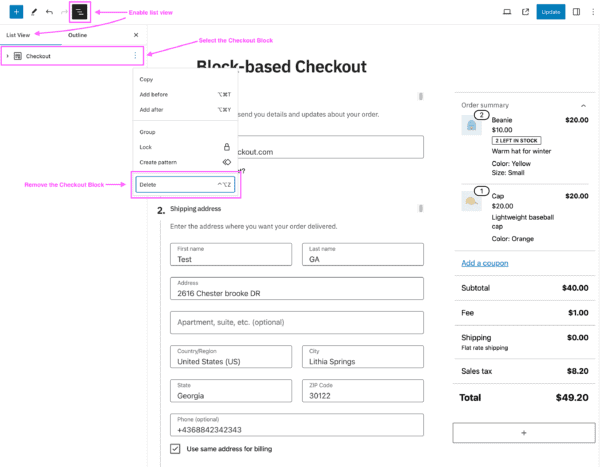 Compatibility with WooCommerce Block-based checkout and cart forms — Fluid Checkout