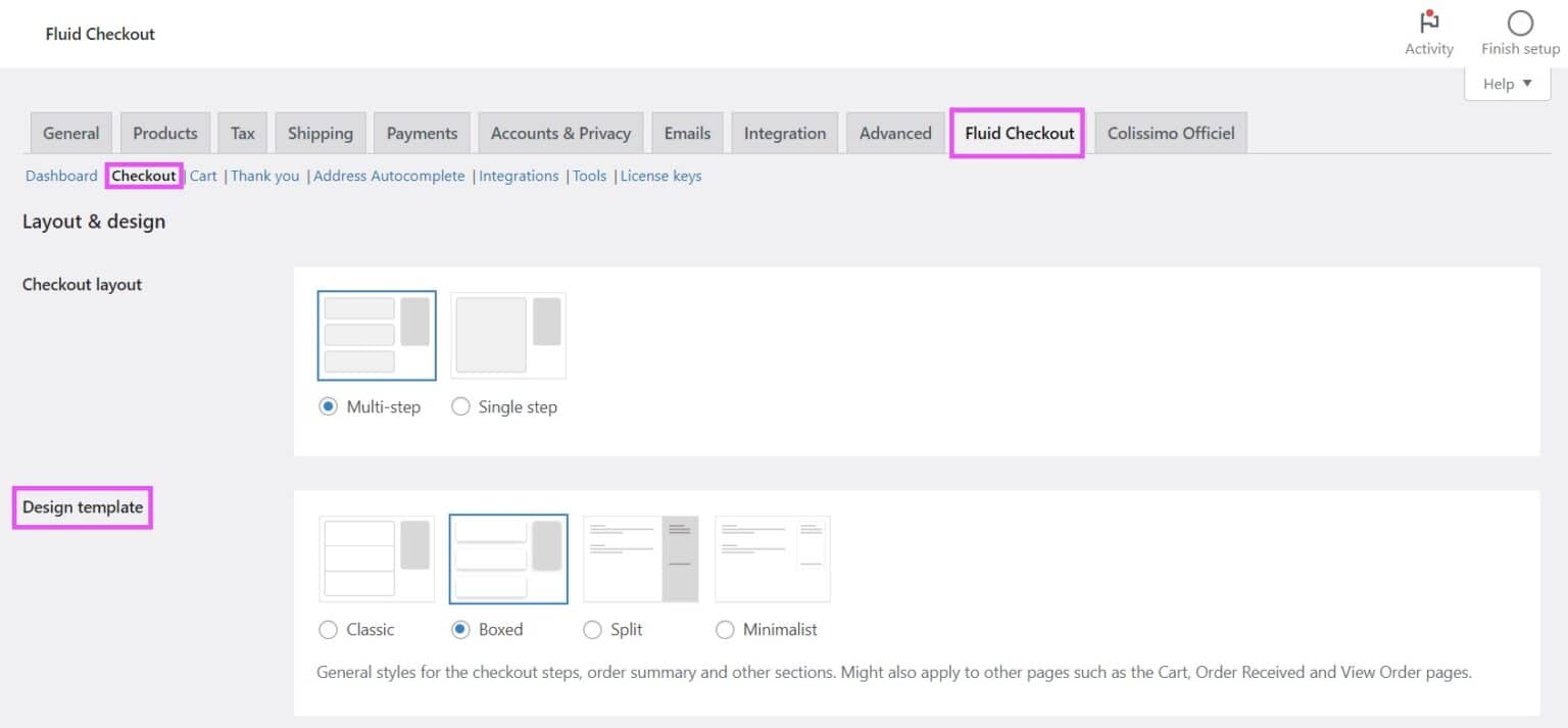 WooCommerce checkout page template plugin — Fluid Checkout